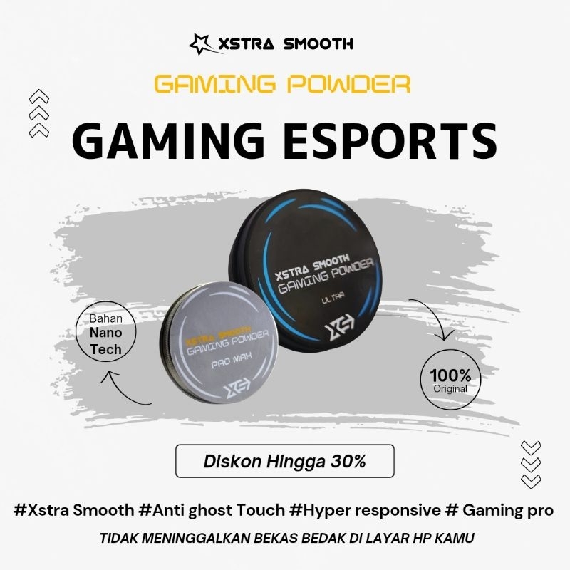 Jual Bedak Gaming Xstra Smooth Gaming Powder | Shopee Indonesia