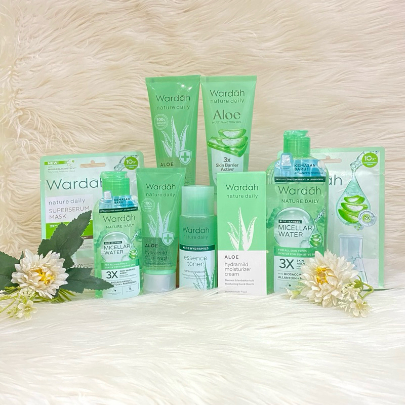 Jual Wardah Nature Daily Aloe Series | Shopee Indonesia
