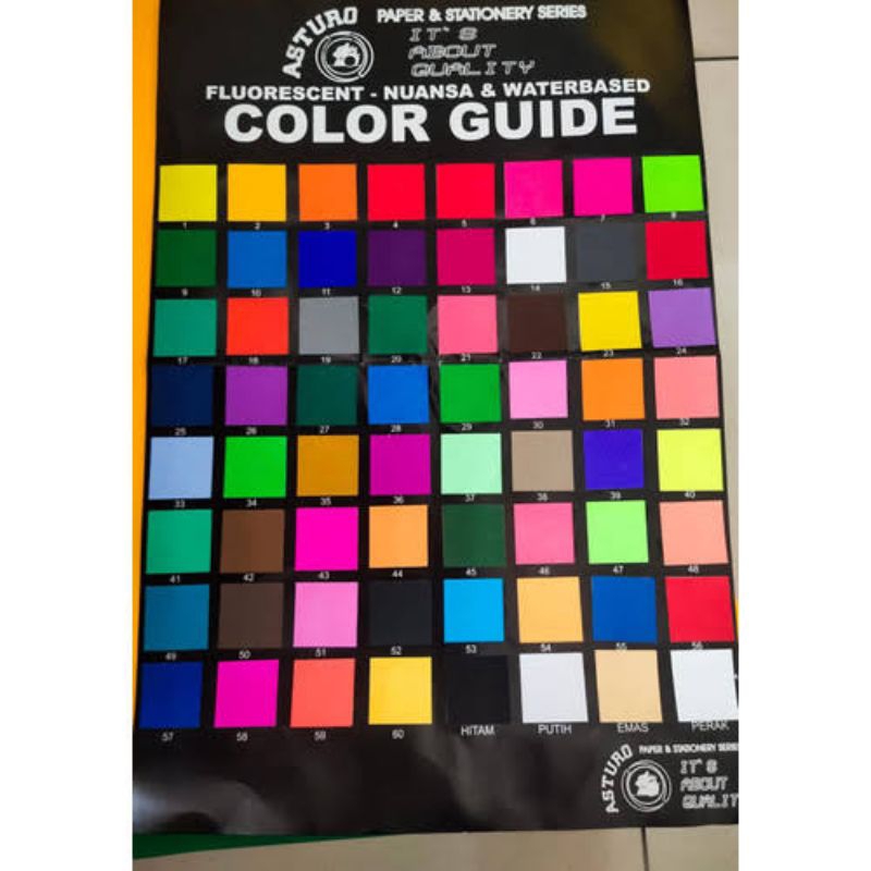 Jual ASTURO ORIGINAL SPOTLIGHT COLOR PAPER KERTAS KARTON WARNA EMAS ...