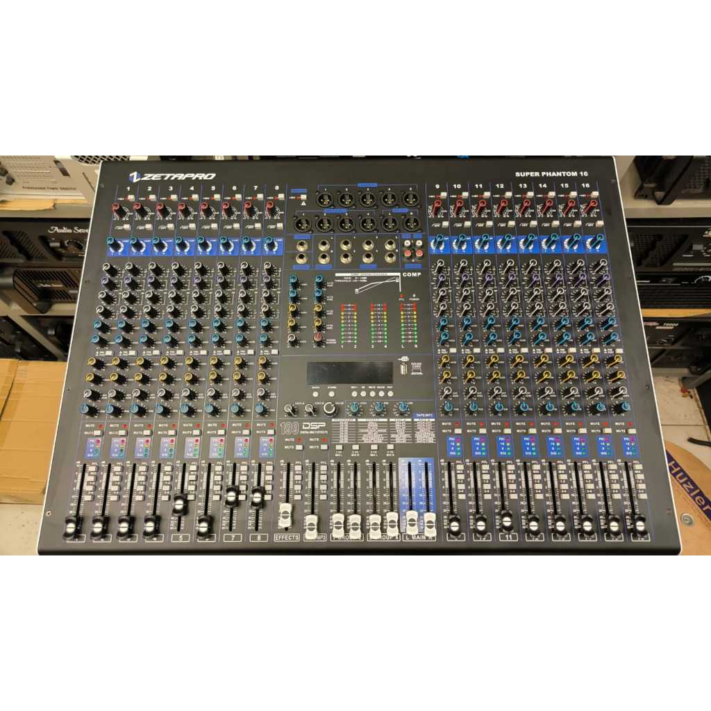 Jual Mixer Zetapro Super Phantom 16 Channel | Shopee Indonesia