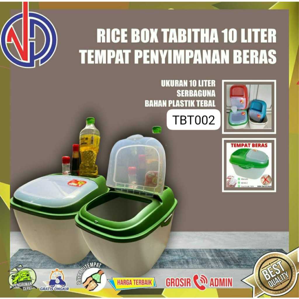 Jual Rice Box 10 Liter Serbaguna | Shopee Indonesia