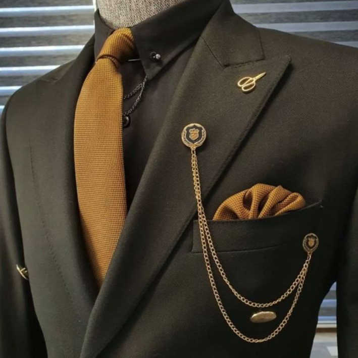 Jual KIAMA - Lapel Pin Bros Jas Wedding Vintage Crown - Aksesoris Pin ...