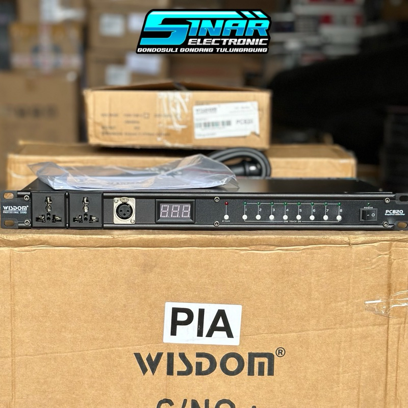 Jual POWER SQUENCER WISDOM PC-820 ORIGINAL | Shopee Indonesia
