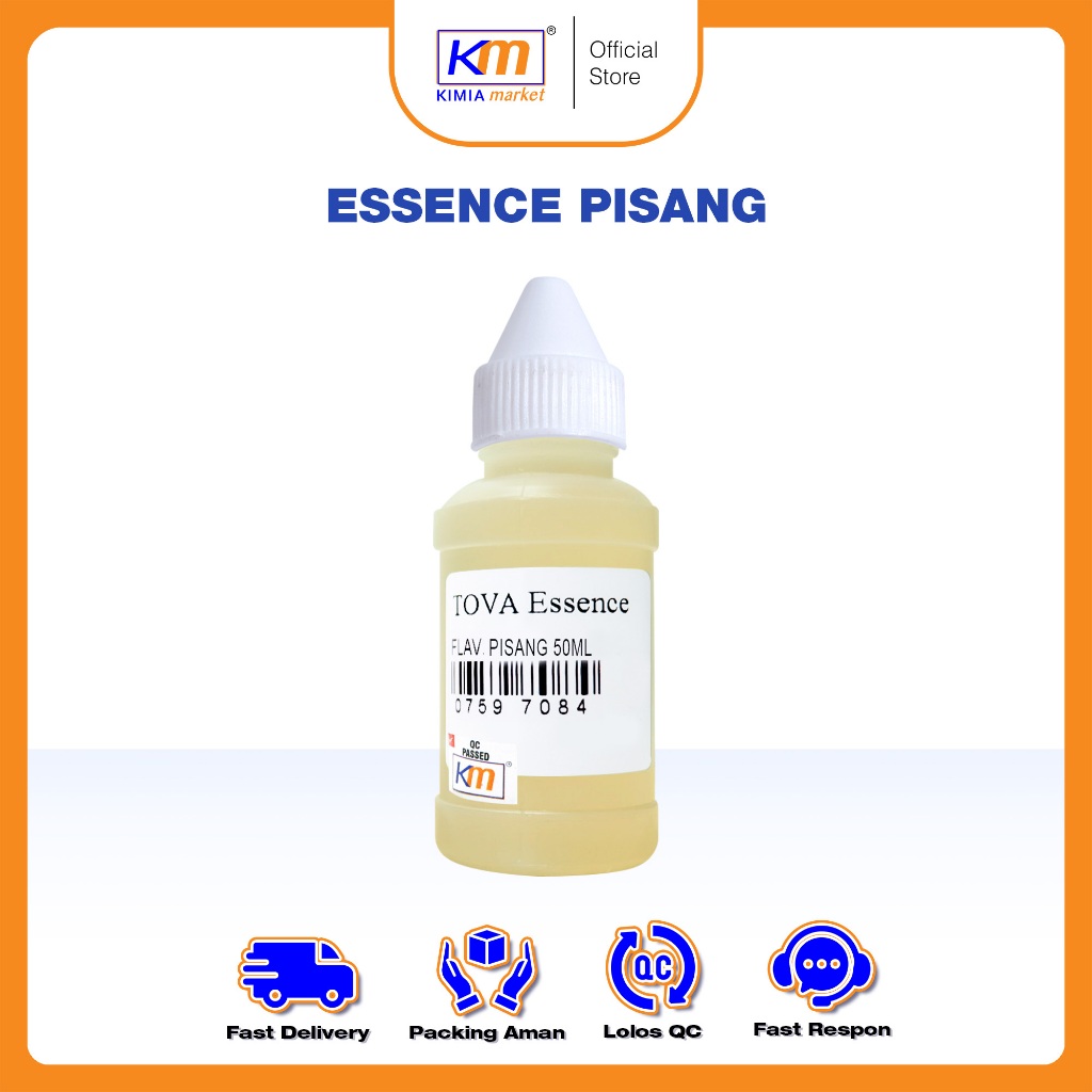 Jual Essence Makanan / Minuman TOVA flavor Pisang 50ml Perisa Makanan ...