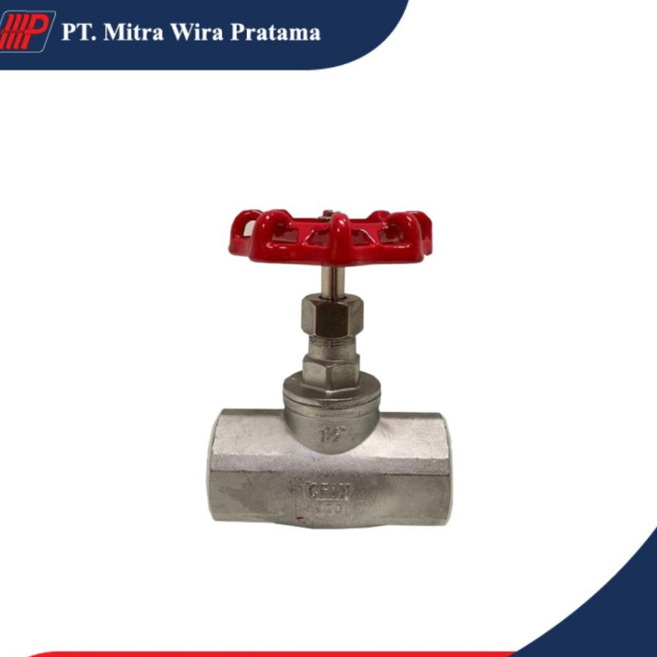 Jual GLOBE VALVE STAINLESS 200 WOG SIZE 1-1/4" NO BRAND | Shopee Indonesia