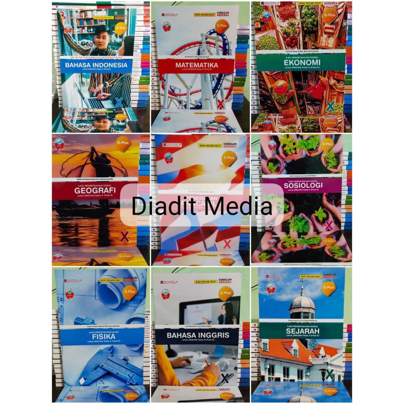 Jual Buku Paket Kelas 10 SMA/MA Edisi E-Plus Kurikulum Merdeka -Mediatama | Shopee Indonesia