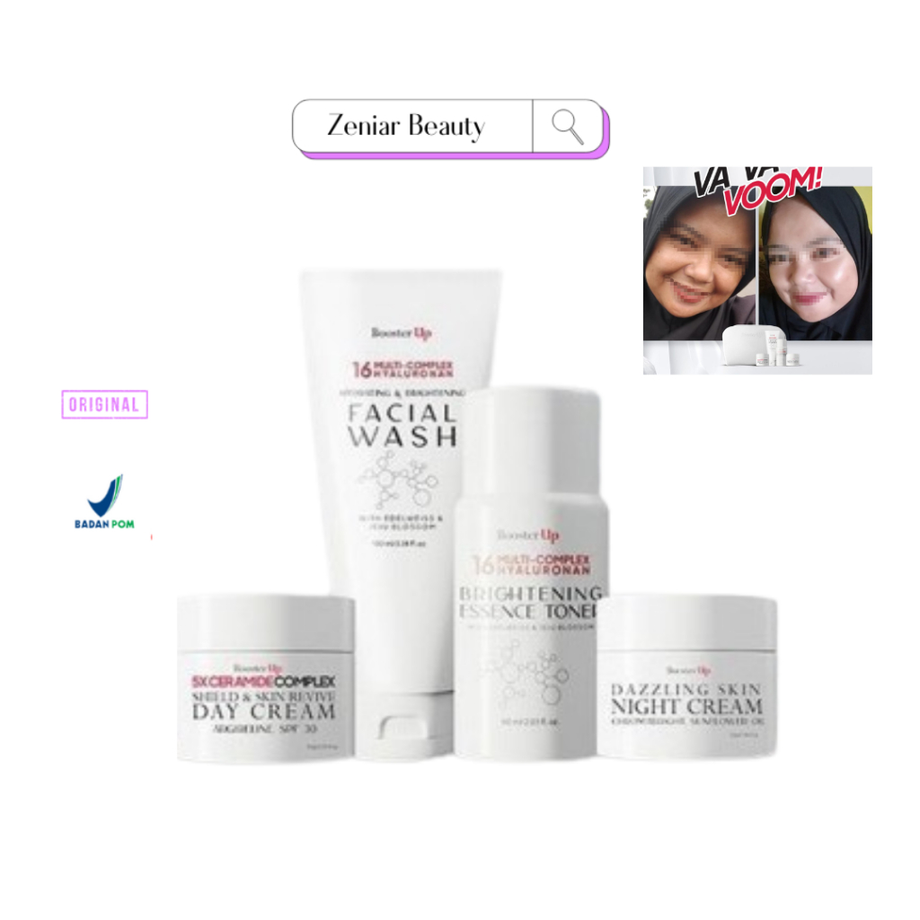 Jual BOOSTER UP ULTIMATE Paket Skincare Perawatan Wajah Premium Extra ...