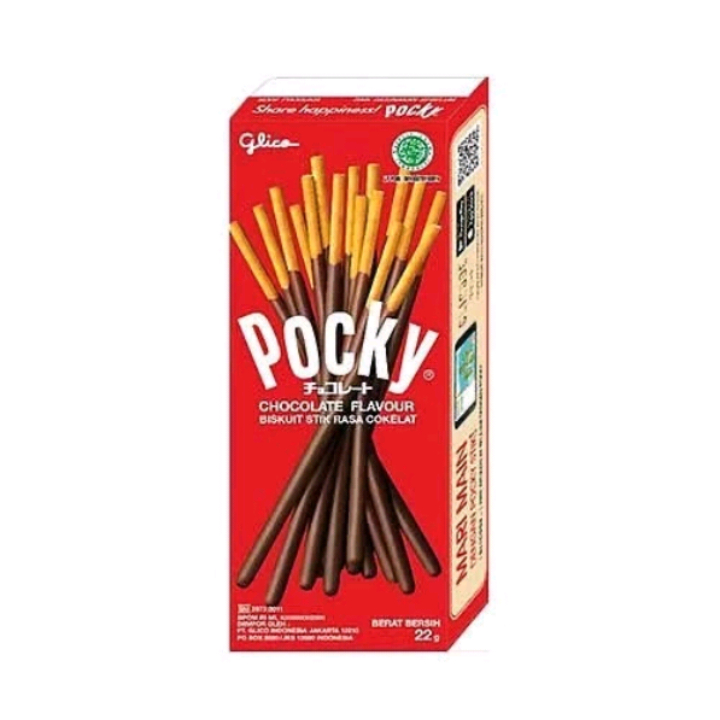 Jual 1pcs biskuit pocky stik 22gr satuan sn chocolate flavour | Shopee ...
