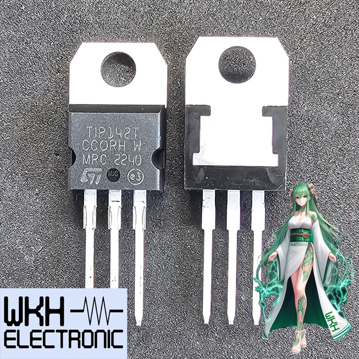 Jual TIP142T TO220 TIP142 T TIP 142 T DARLINGTON TRANSISTOR NPN 100V ...