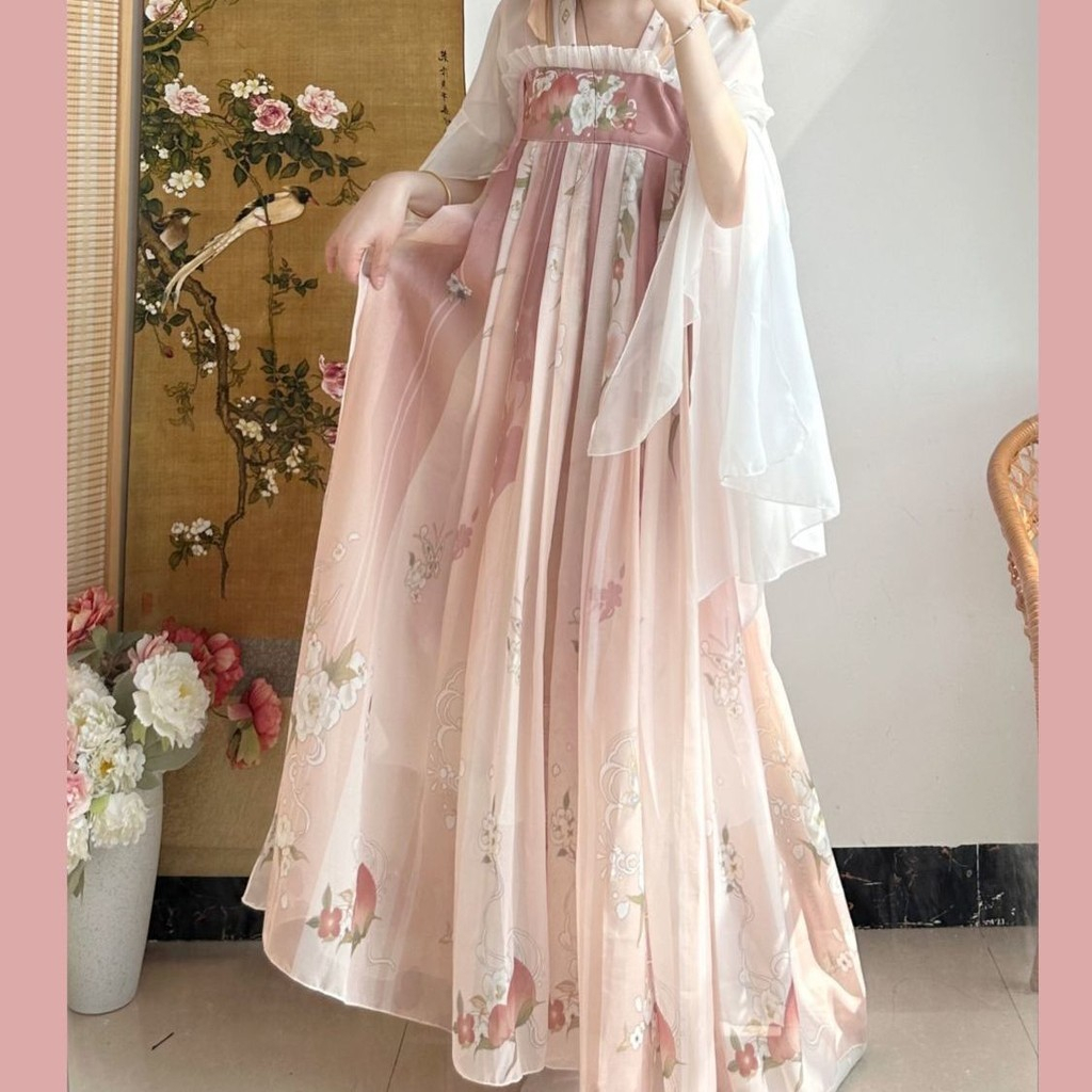 Jual Original by Hanfeng Yunxuan [Warm Peach] Hanfu Women's Tang made ...