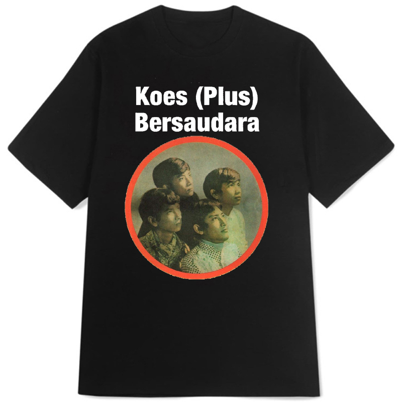 Jual Kaos Koes Plus Bersaudara Tshirt 100% Cotton Black | Shortsleeve & Longsleeve | Tangan ...