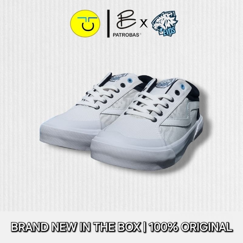 Jual Sepatu PATROBAS X EVOS LOW WHITE PUTIH LIMITED EDITION ORIGINAL ...