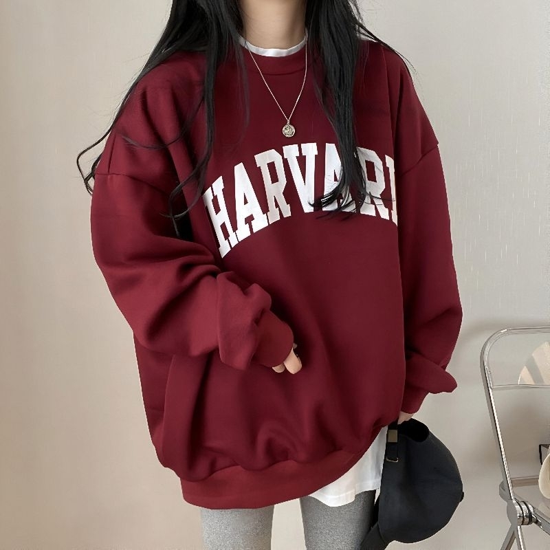 Jual Jaketin Aja ( S - 6XL ) Sweater H A R VARD Korean Street Style Big ...