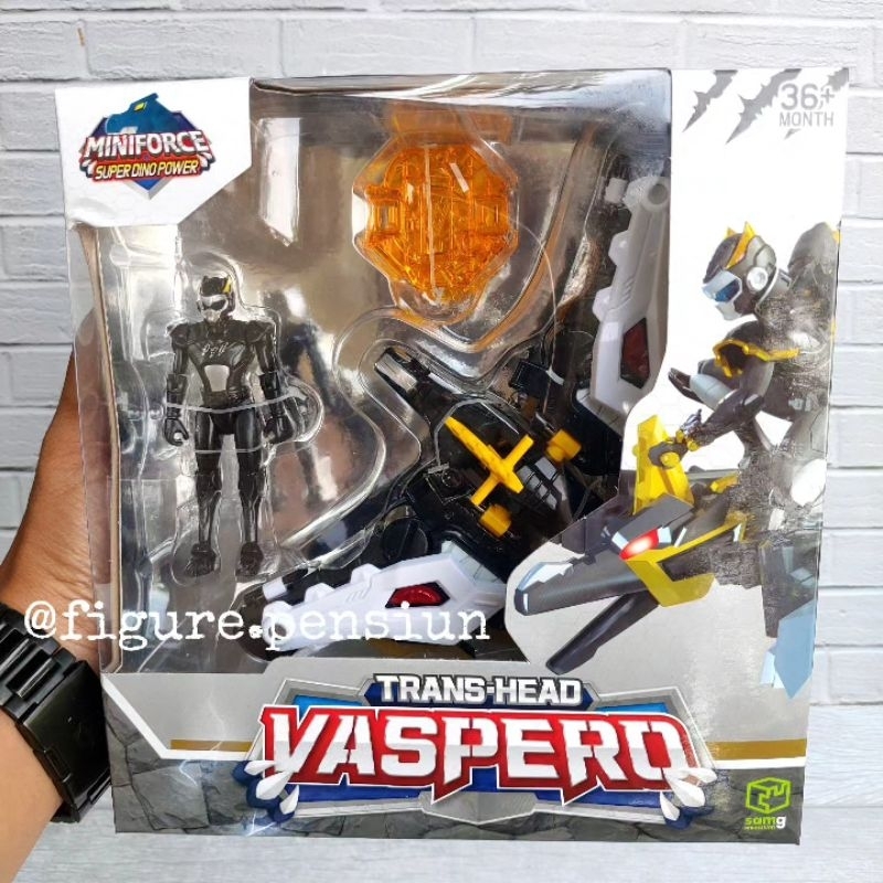 Jual MINIFORCE SUPER DINO POWER TRANS HEAD RAY & VASPERO ACTION FIGURE ...