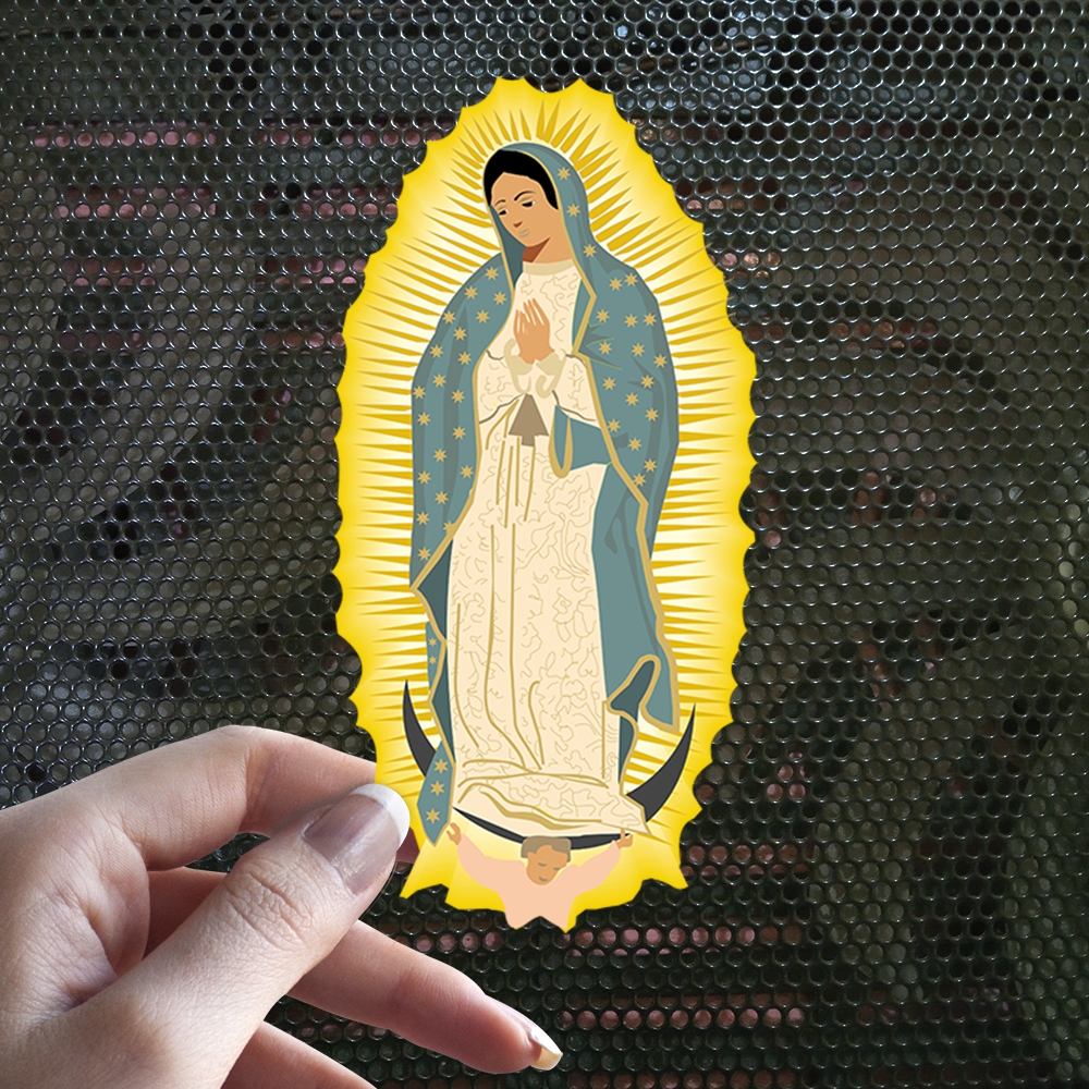 Jual Sticker Decal Vinyl Tahan Air Perawan Suci Bunda Maria Kristen ...