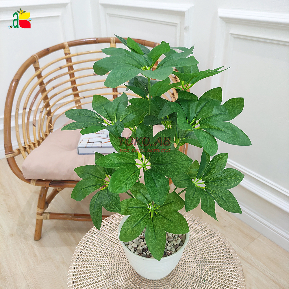 Jual 1 PAKET RB6027 TANAMAN PLASTIK WALISONGO MINI VAS MDN-15 BUNGA ...