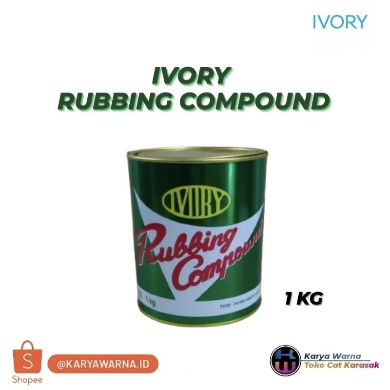 Jual Ivory Rubbing Compound Putih 1Kg (kumpon) | Shopee Indonesia