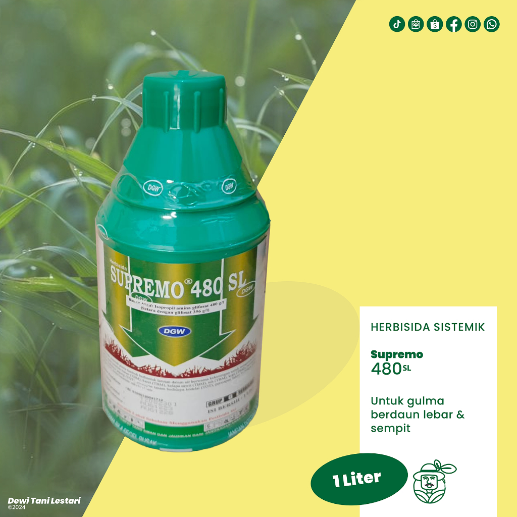 Jual Supremo 480 SL Herbisida (1 Liter) | Shopee Indonesia