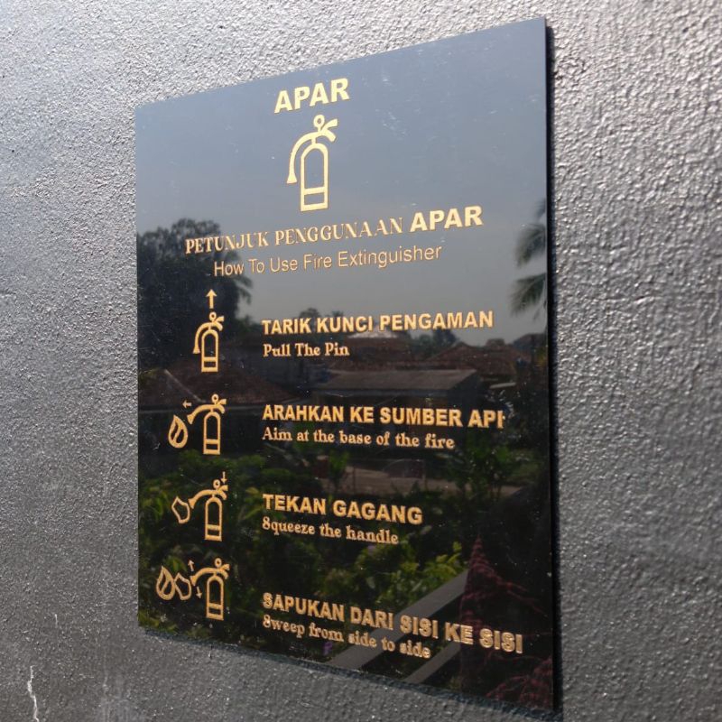 Jual Signage Apar | Sign Cara Penggunaan Apar Alat Pemadam Api Ringan ...