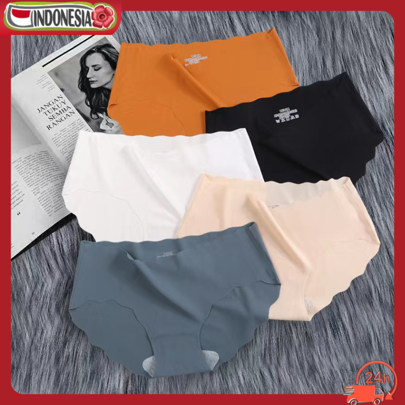 Jual [ COD] CELANA DALAM WANITA PREMIUM QUALITY SEAMLESS Celana Dalam ...