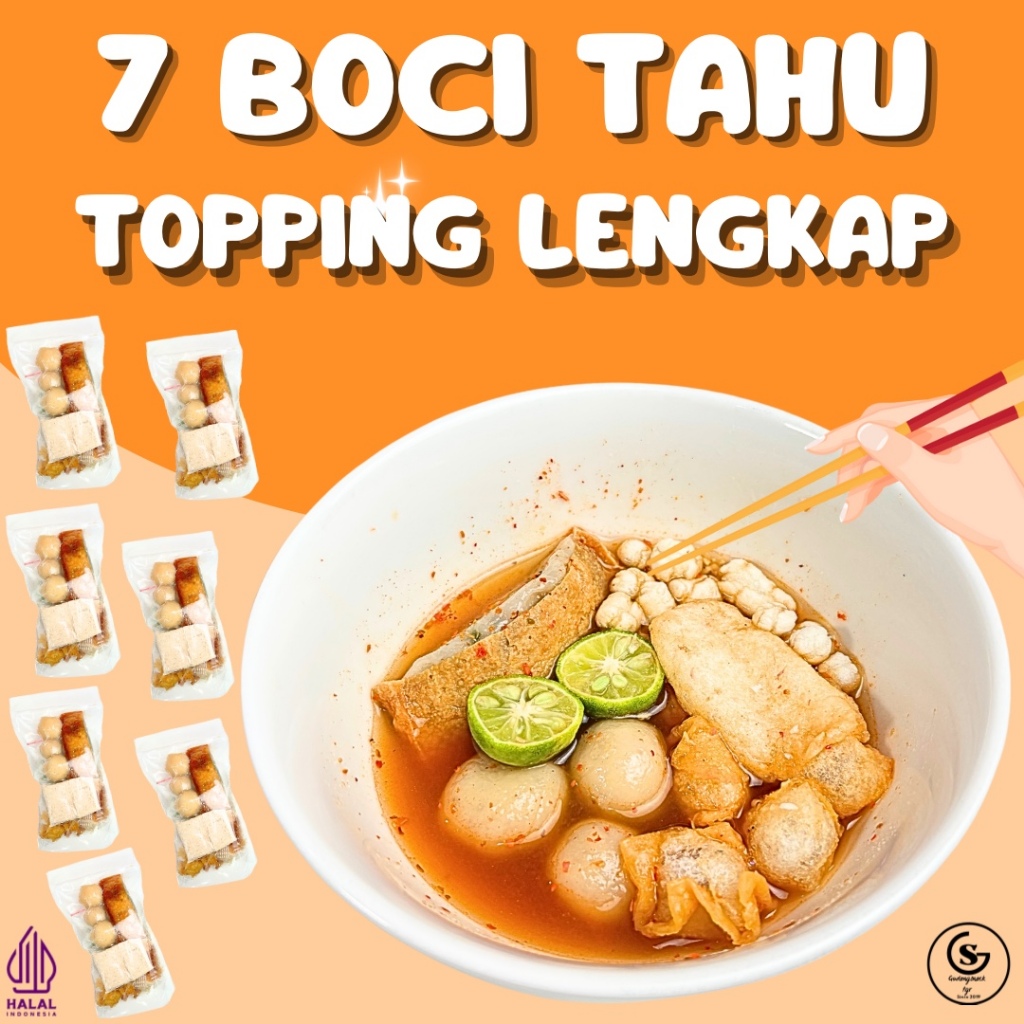 Jual 7 BKS BOCI TAHU TOPPING LENGKAP PAKET HEMAT KUAH KALDU Food ...