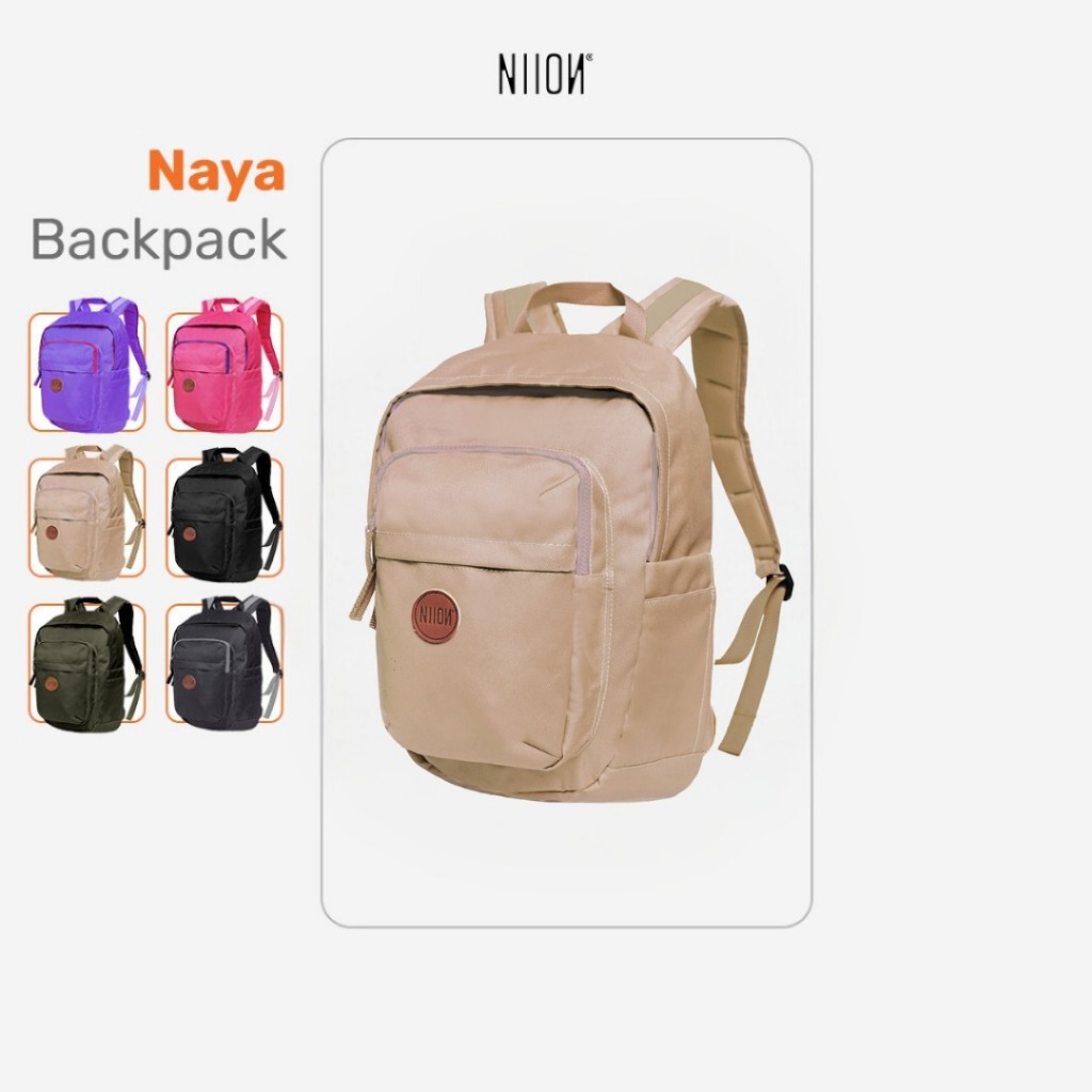 Jual Naya Backpack Ransel 15 inch Unisex NIION | Shopee Indonesia