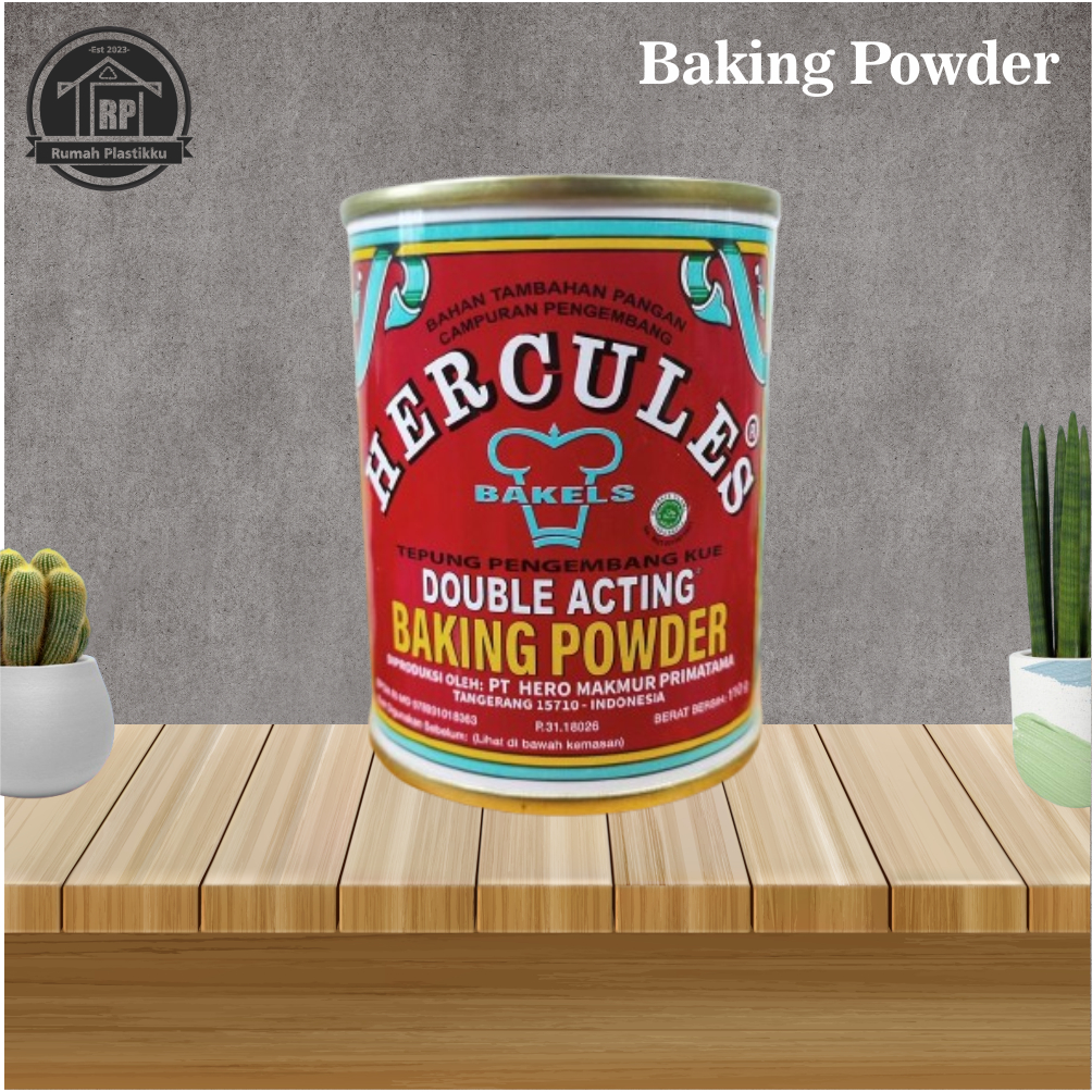 Jual Baking Powder merk HERCULES double acting / Berat 110 gr Kemasan ...