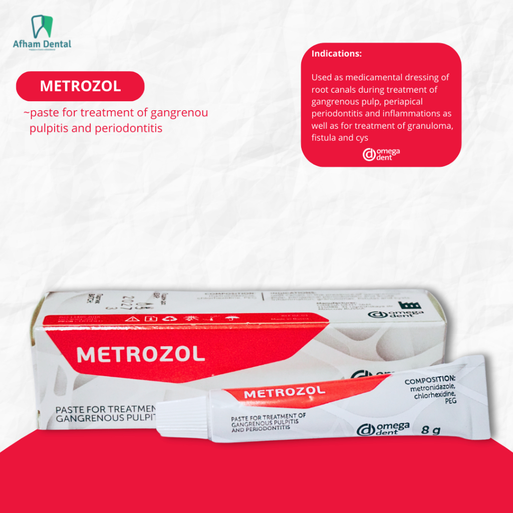 Jual AFHAM DENTAL OMEGADENT METROZOL METRONIDAZOLE / METRONIDZOLE ...