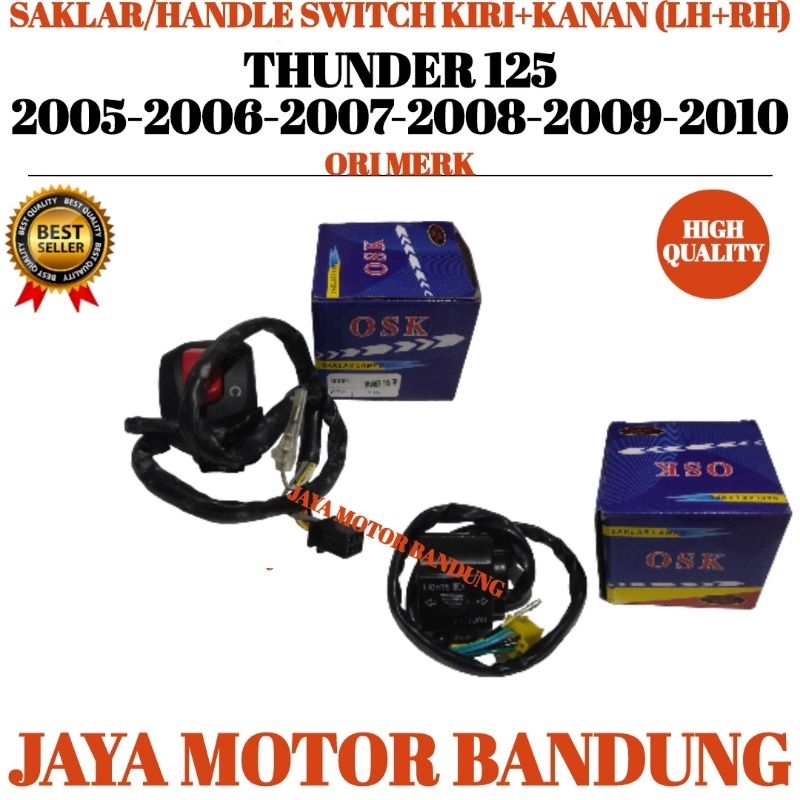 Jual SAKLAR LAMPU KANAN KIRI THUNDER 125 TAHUN 2005-2006-2007-2008-2009-2010 SAKELAR KIRI PLUS ...