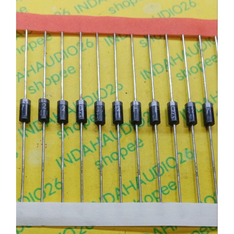 Jual RENCENG fr207 MIC dioda fr 207 diode 2A 1000v fast recovery rectifier | Shopee Indonesia