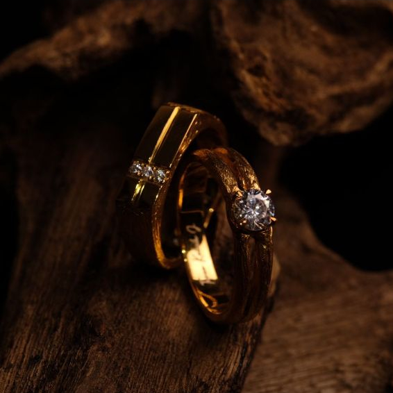 Jual Cincin Kawin Rustic Perak Silver Goldwave Rustic Ring | Shopee ...