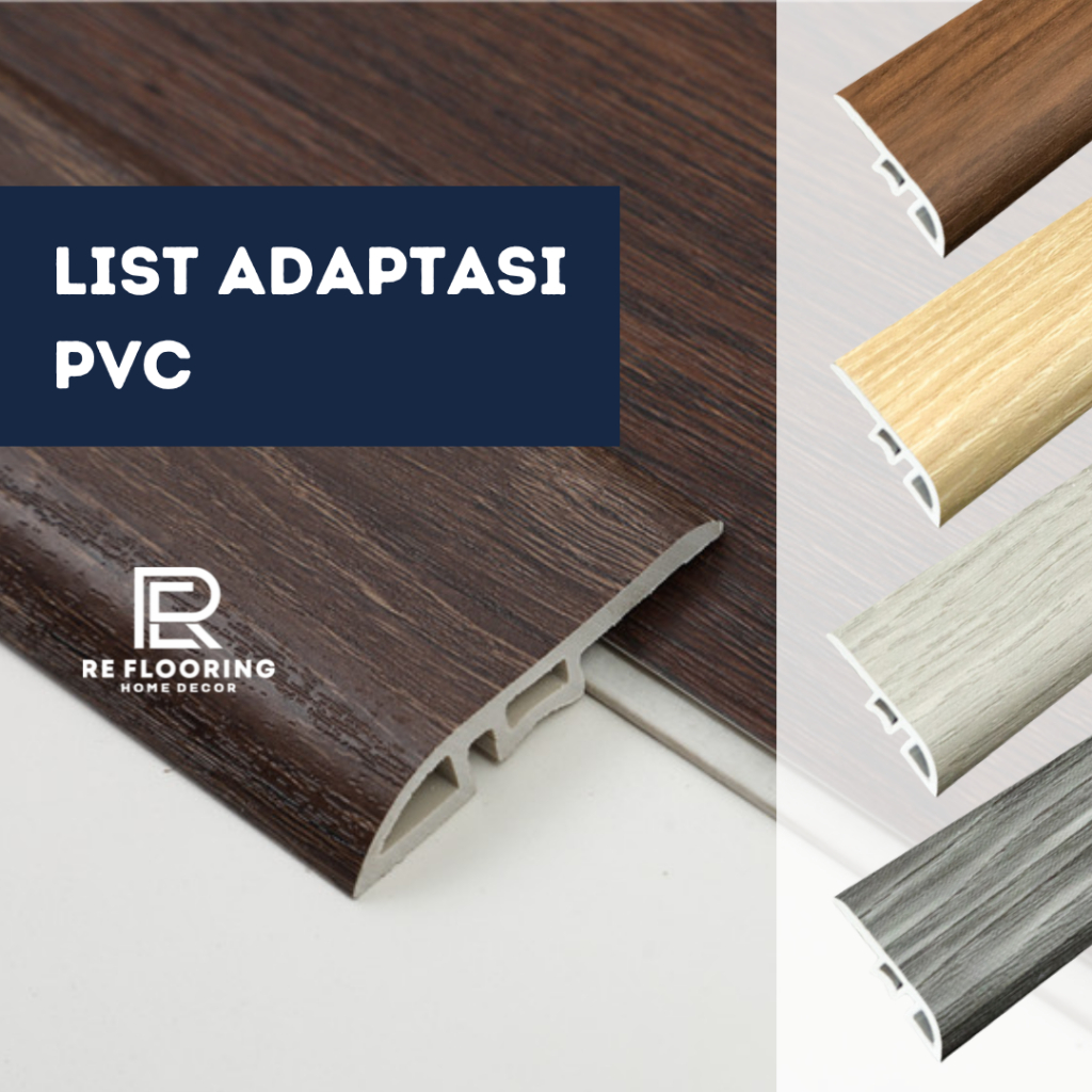 Jual List Adaptasi PVC - Lis Pintu Lantai Vinyl SPC | Shopee Indonesia