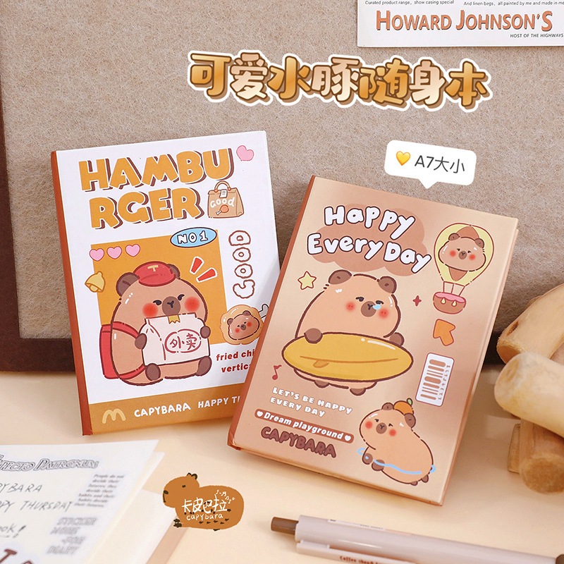 Jual Notebook Capybara A7 Book Diary Polos Buku Tulis DIY Import ...