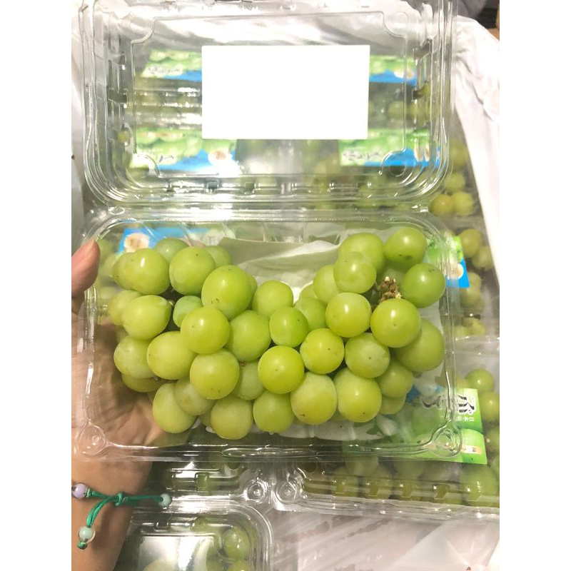 Jual Anggur shine muscat little girl 500 grm / pack | Shopee Indonesia