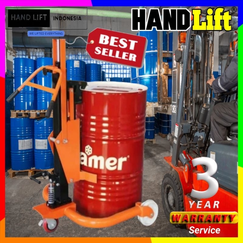 Jual drum porter 300kg / drum truck / hand pallet drum / drum lifter ...