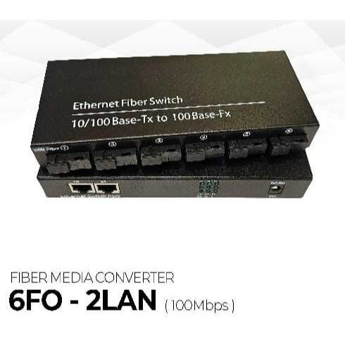 Jual HTB 6FO 2LAN FIBER MEDIA CONVERTER | Shopee Indonesia