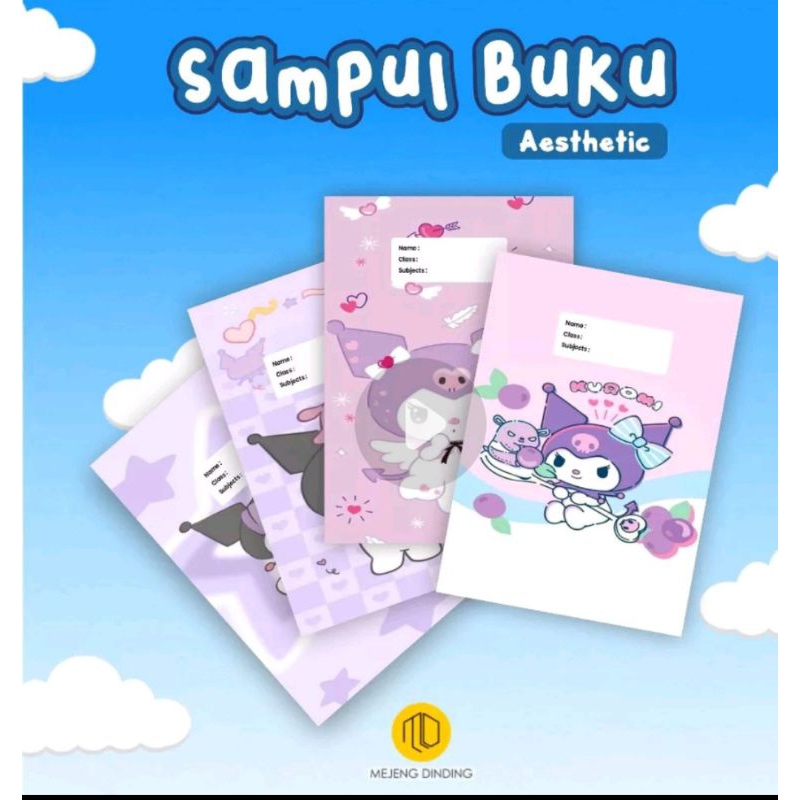 Jual Sampul Buku Kuromi Sampul Buku Kwarto karakter Kuromi isi 20pcs ...