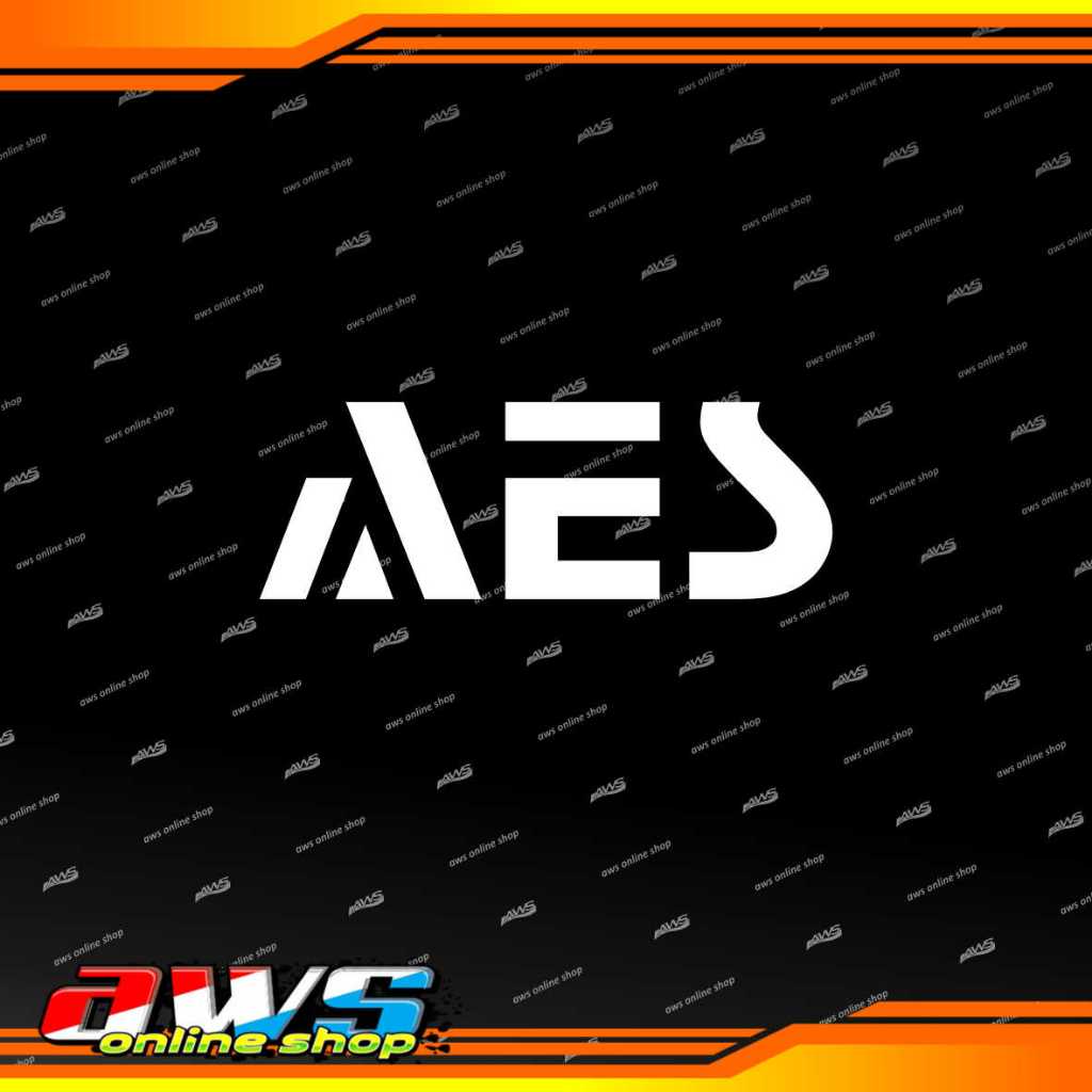 Jual Sticker biled AES Mini Font Terbalik | Shopee Indonesia