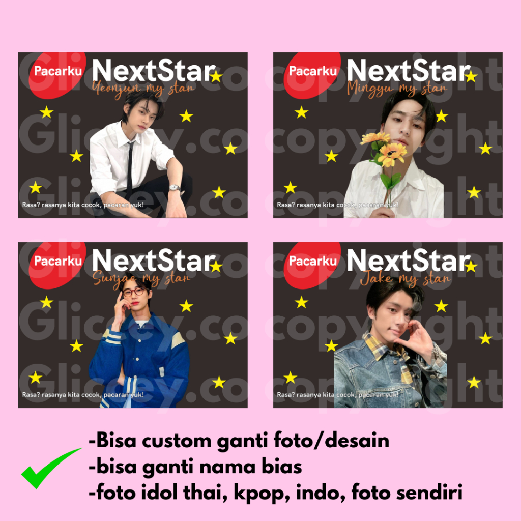 Jual (ready siap kirim) stiker jajan nextar kpop freebies konser kpop ...