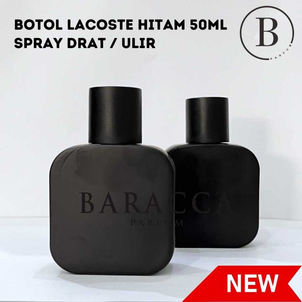 Jual [ PER-PCS ] Botol Parfum Lacoste 50ML Drat Hitam - Botol Parfum ...