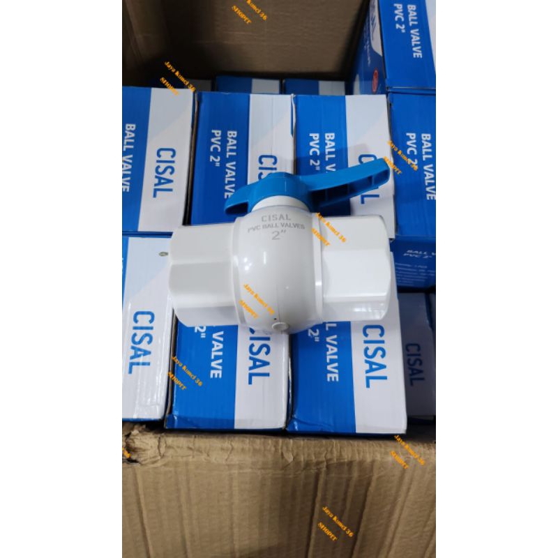 Jual Stop Kran PVC 2" inch CISAL / Ball Valve / Stop Keran PVC Abs 2 ...
