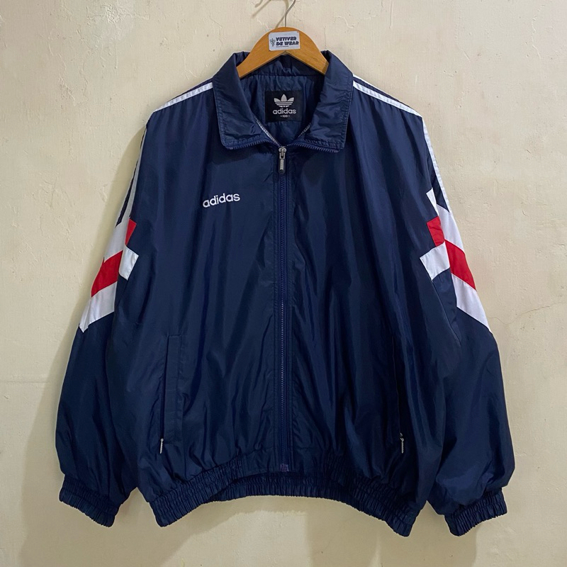 Jual Adidas Vintage Windbreaker Colorblock Jacket | Shopee Indonesia