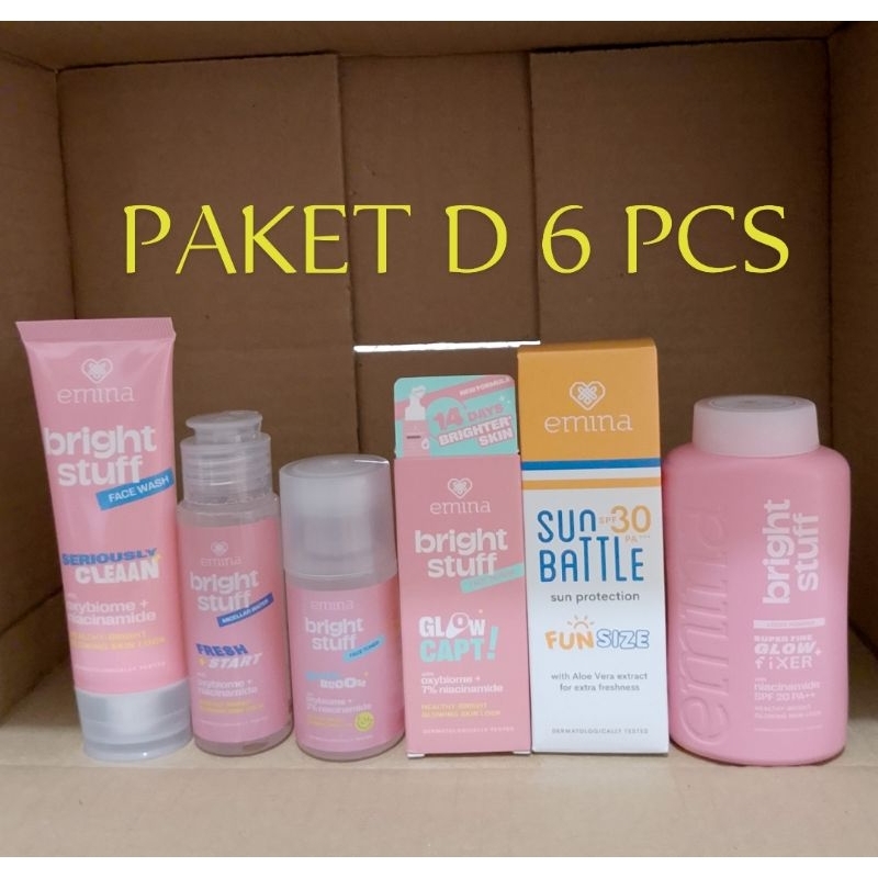 Jual Bisa COD Paket Emina 1 Satu Paket Series Lengkap Komplit Ekonomis ...