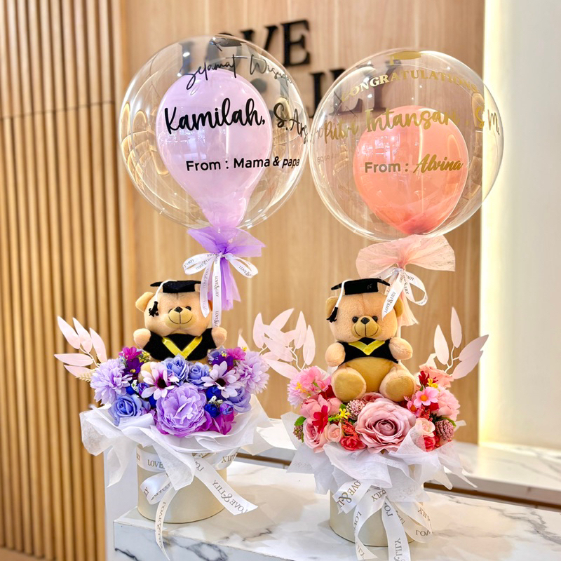 Jual [READY] Balloon Flower Box - Buket Bunga Balon Wisuda Hadiah ...