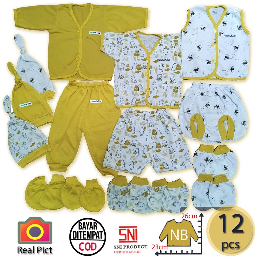 Jual KODE J1B5 ummababyshop 12 PCS Perlengkapan Bayi Baru Lahir Baju ... Jual KODE J1B5 ummababyshop 12 PCS Perlengkapan Bayi Baru Lahir Baju ...