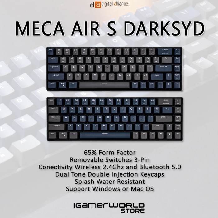 Jual Digital Alliance Meca Air S DARKSYD Wireless 2.4G Bluetooth Gaming ...