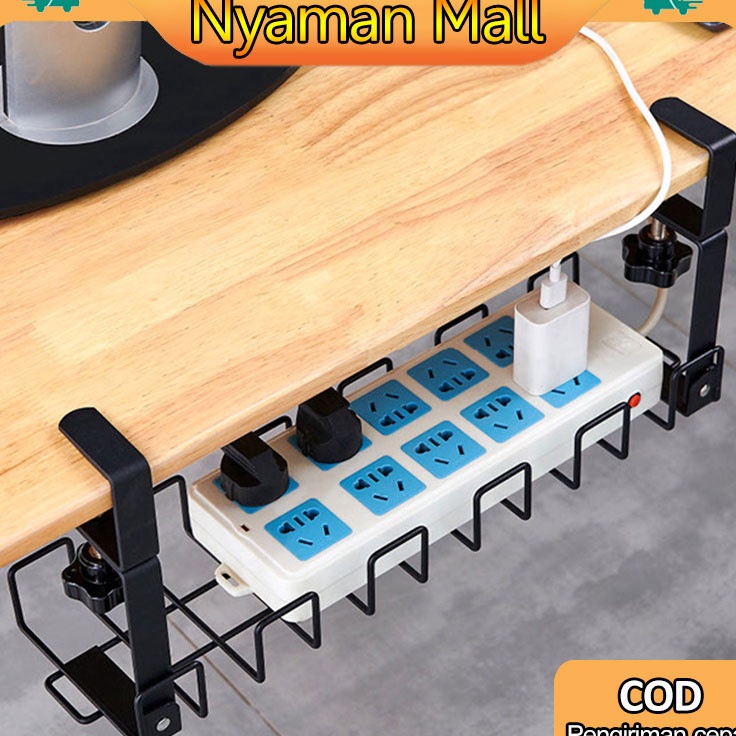 Jual Cable Management Tray Desk Organizer Tidak Perlu Bor Pengaturan ...