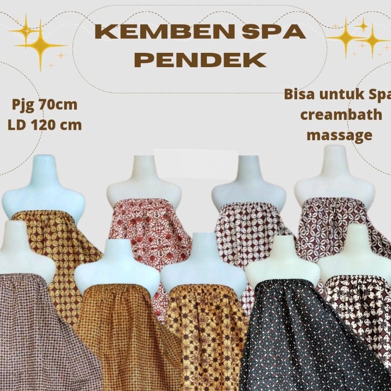 Jual KODE V88O Kemben Batik Salon Spa facial creambath lulur size ...