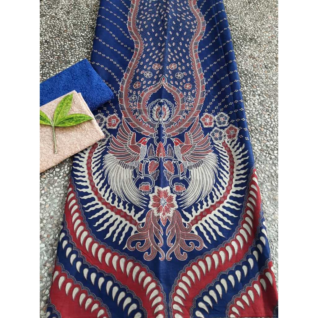 Jual kain batik printing katun halus motif tulang merak cocok untuk ...