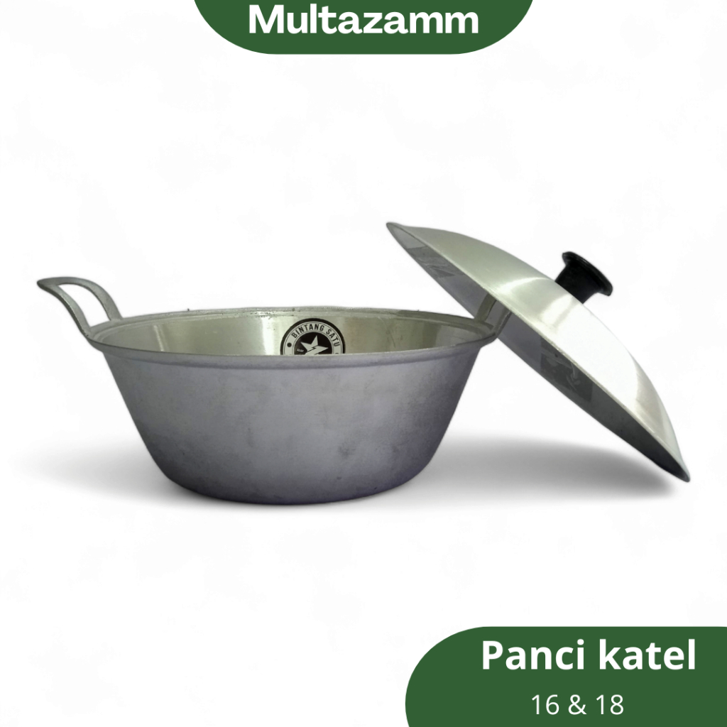 Jual Citel Panci Katel Alumunium tebal no 16 18 | Shopee Indonesia
